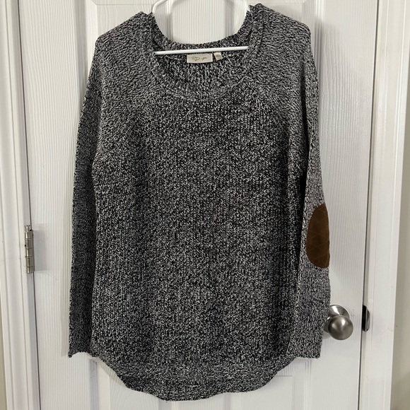 RD Style | Sweaters | Rd Style Sweater Elbow Patches Black And White ...